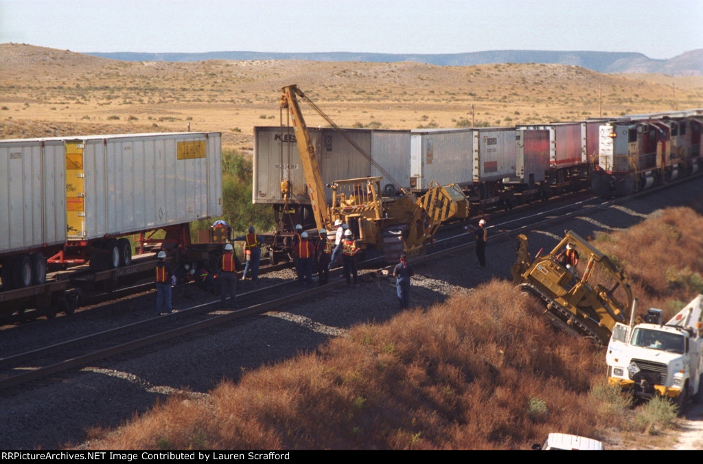 ATSF W/B Derailment